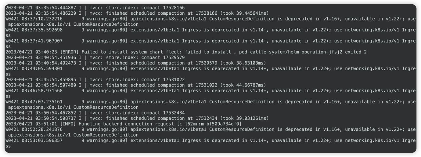 Rancher 创建下游集群，只选择 ETCD 和 controlplan 角色，集群没有执行安装 - Rancher 2.x - Rancher 中文论坛