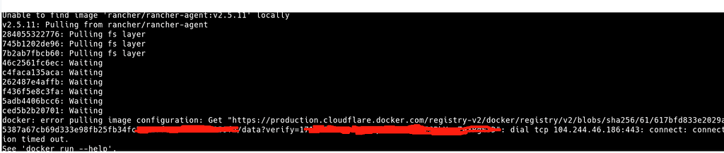 群集加入work节点报错 dial tcp 104.244.46.186:443: connect: connect - Rancher 2.x - Rancher 中文论坛